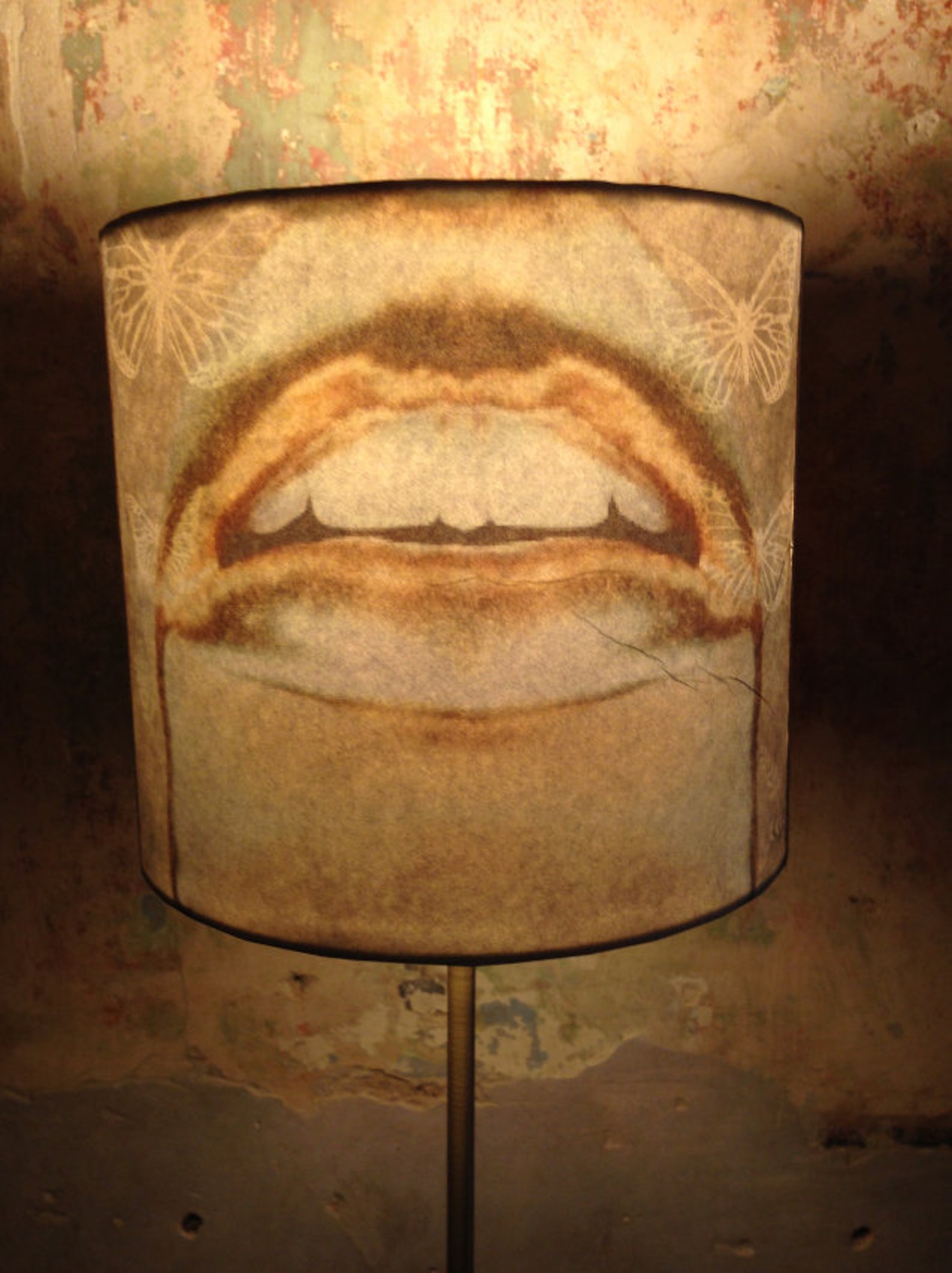 Risqué Burlesque Boudoir Inspired Lamp Shade 'CINEMAMA' - Etsy