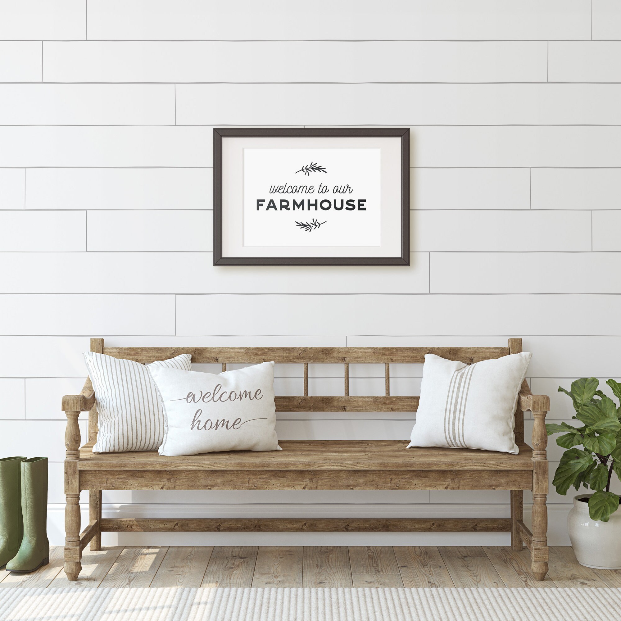Welcome to Our Farmhouse Print, Farmhouse Sign, Farm Sign, Modern ...
