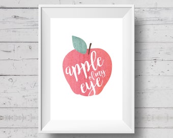 Apple of My Eye Printable - Etsy