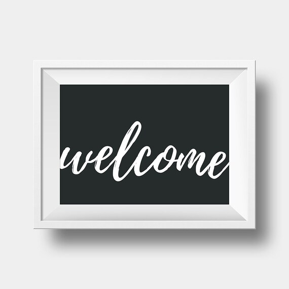 Farmhouse Printable Welcome Sign