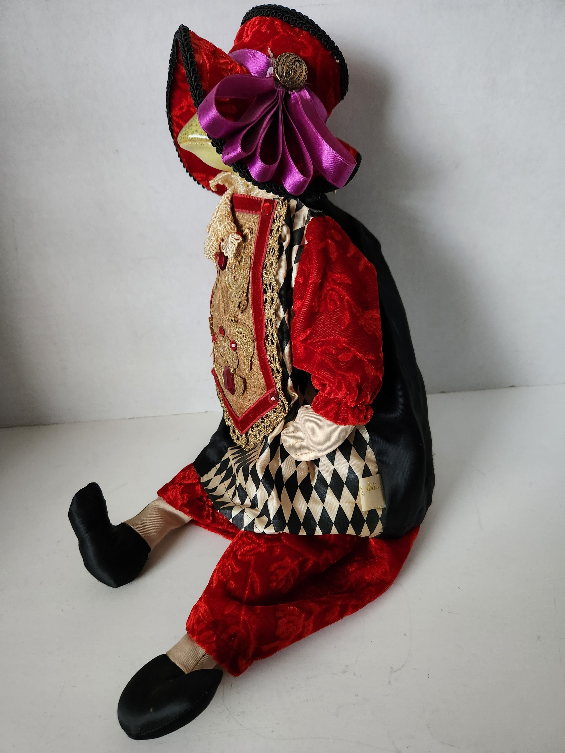 Vintage Katherine's Collection FROG JESTER DOLL by Wayne - Etsy