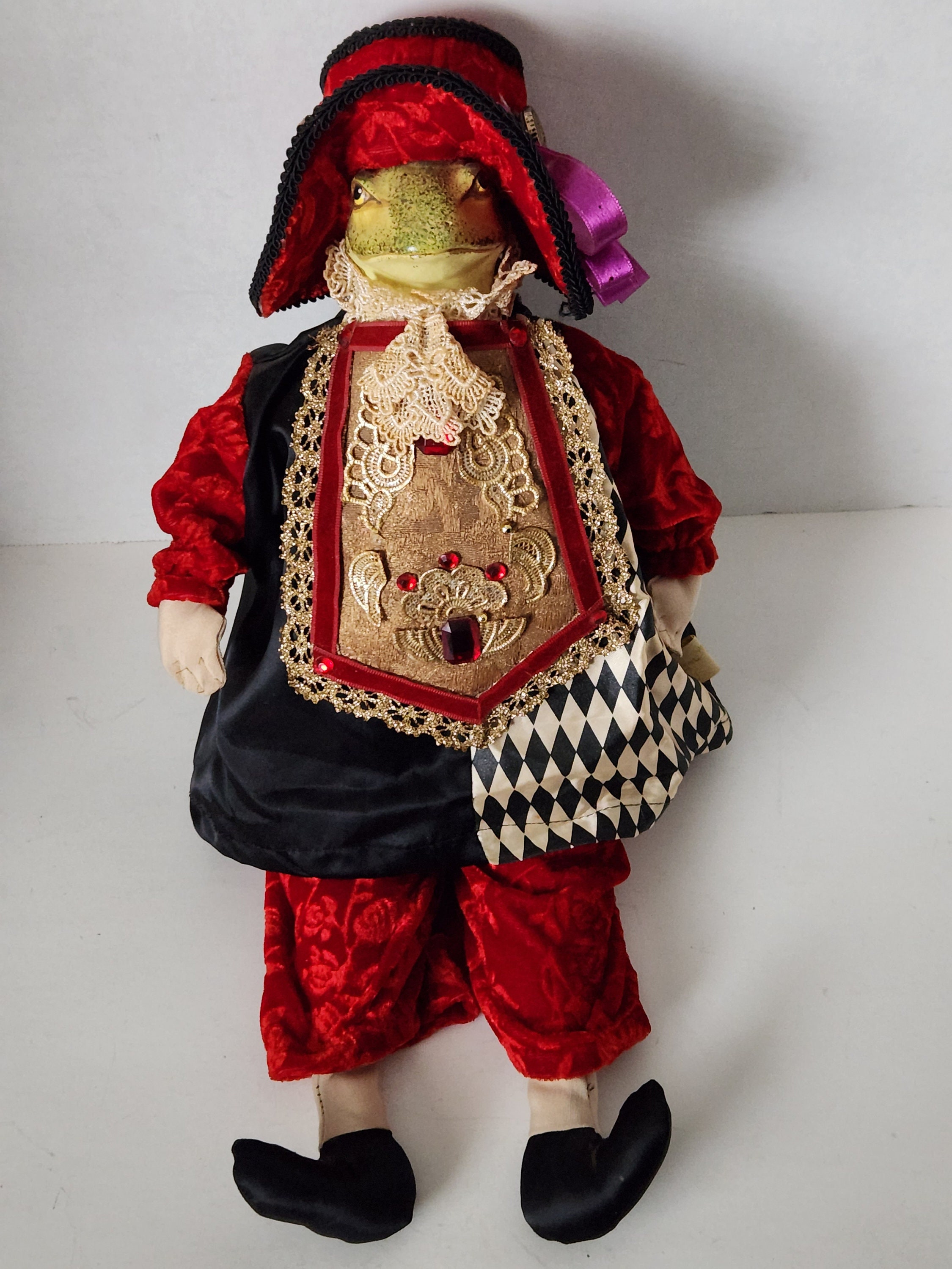 Vintage Katherine's Collection FROG JESTER DOLL by Wayne M. Kleski 18 ...