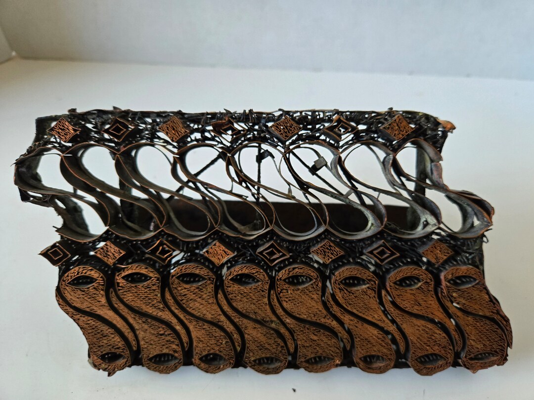 Vintage Copper Tjap Cap Chop Stamp 9"x5" Batik Indonesia - Etsy