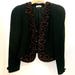 Embroidered Black Evening Jacket - Etsy