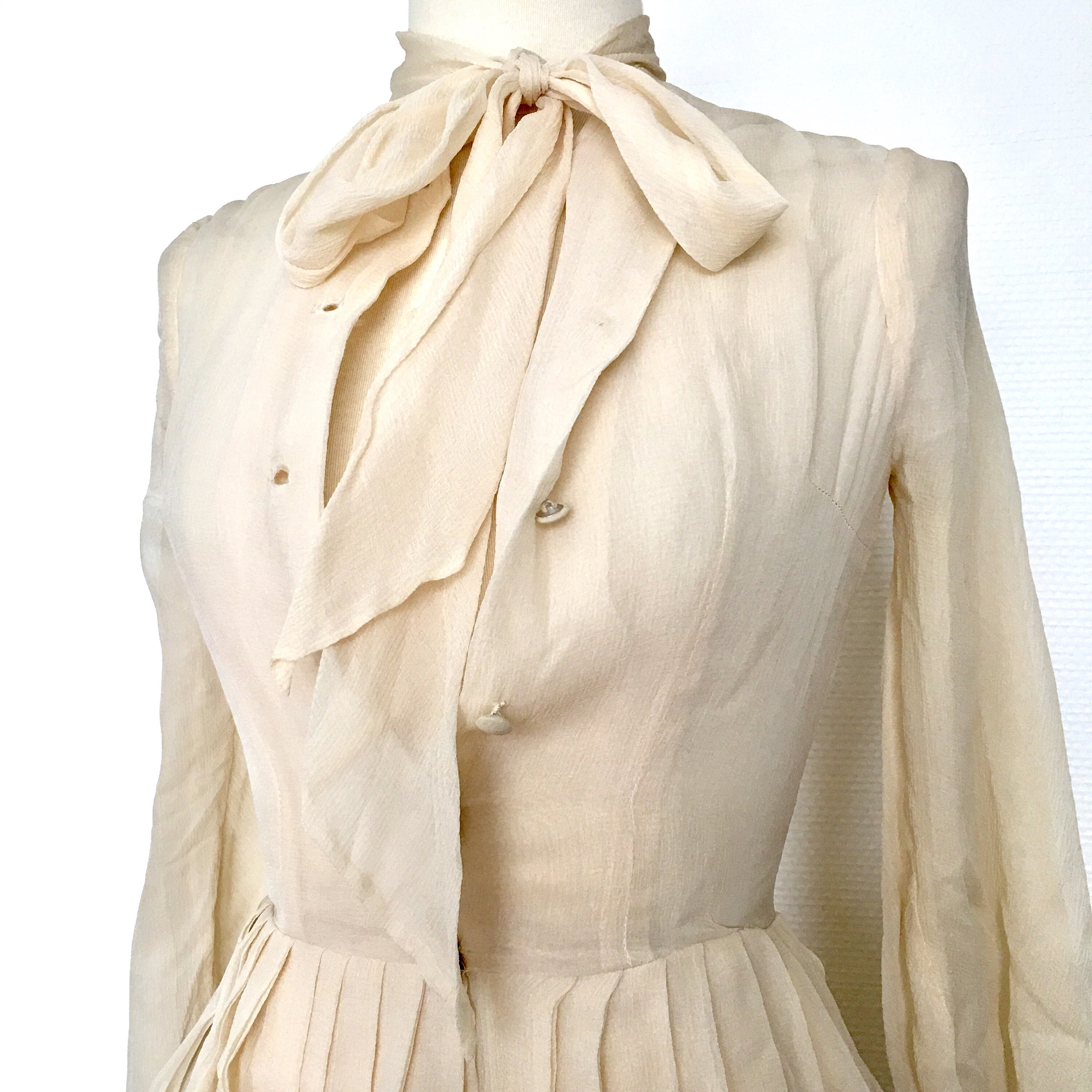 White muslin dress | Etsy