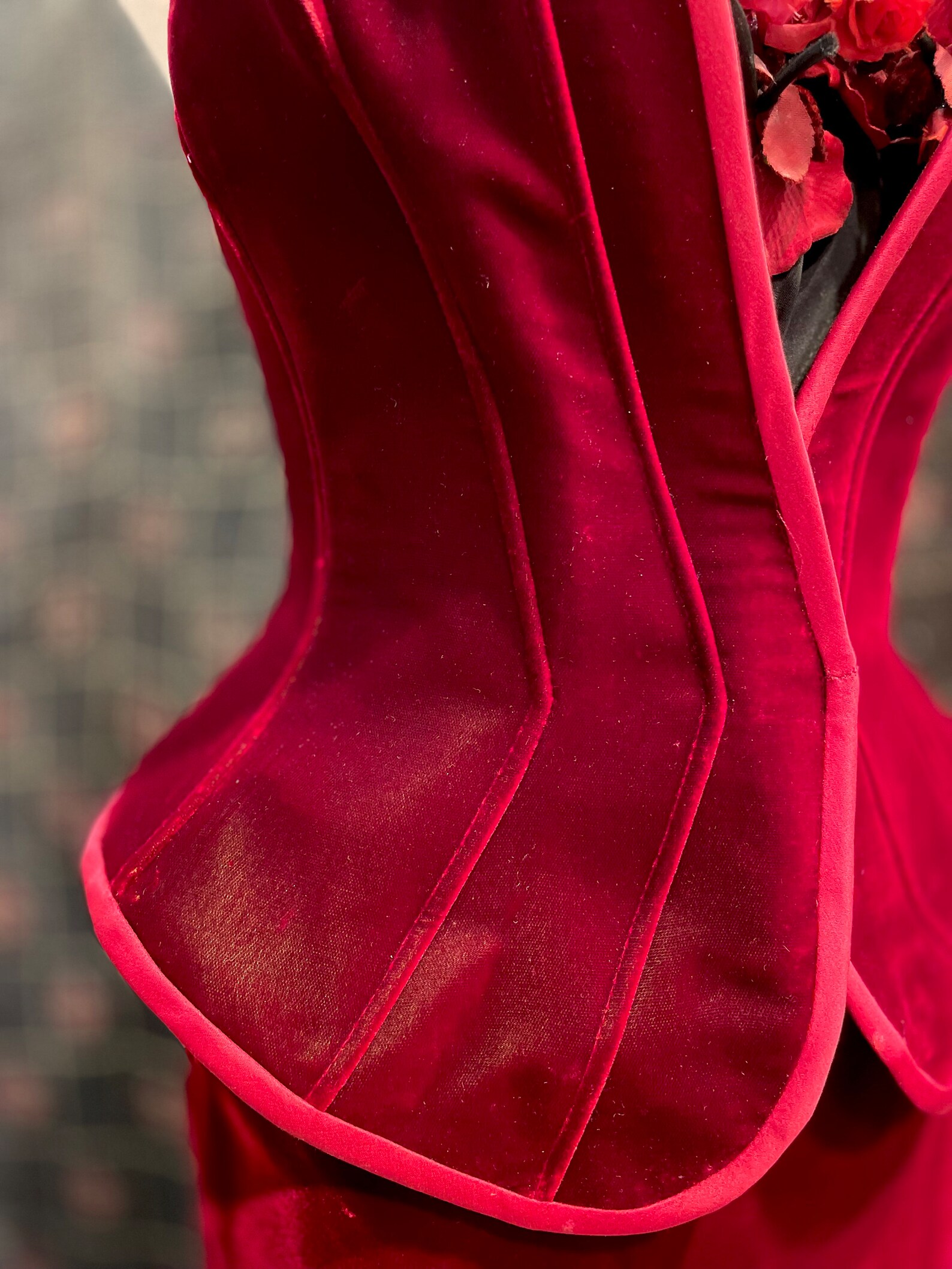 Red Evening Dress - Etsy