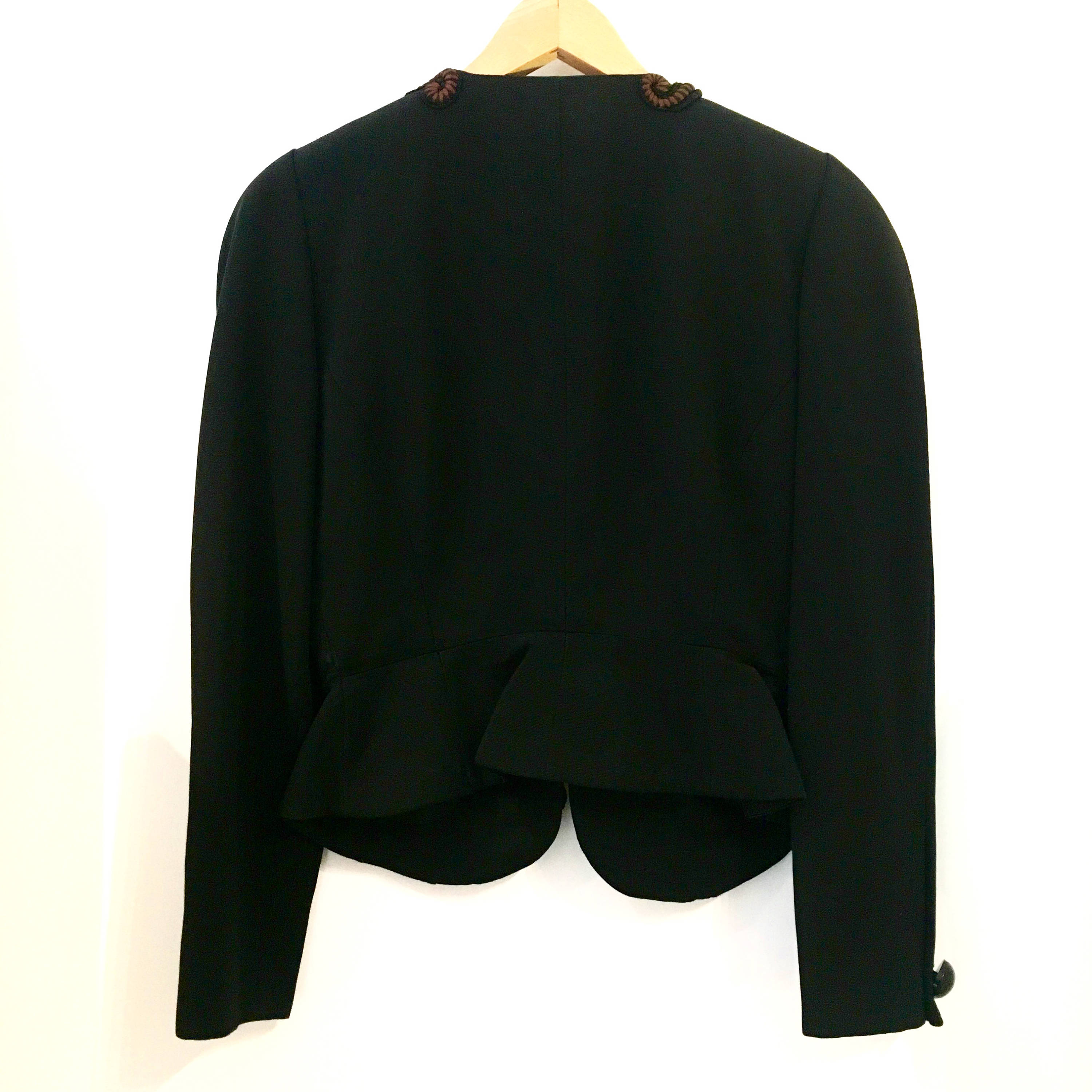 Embroidered Black Evening Jacket - Etsy