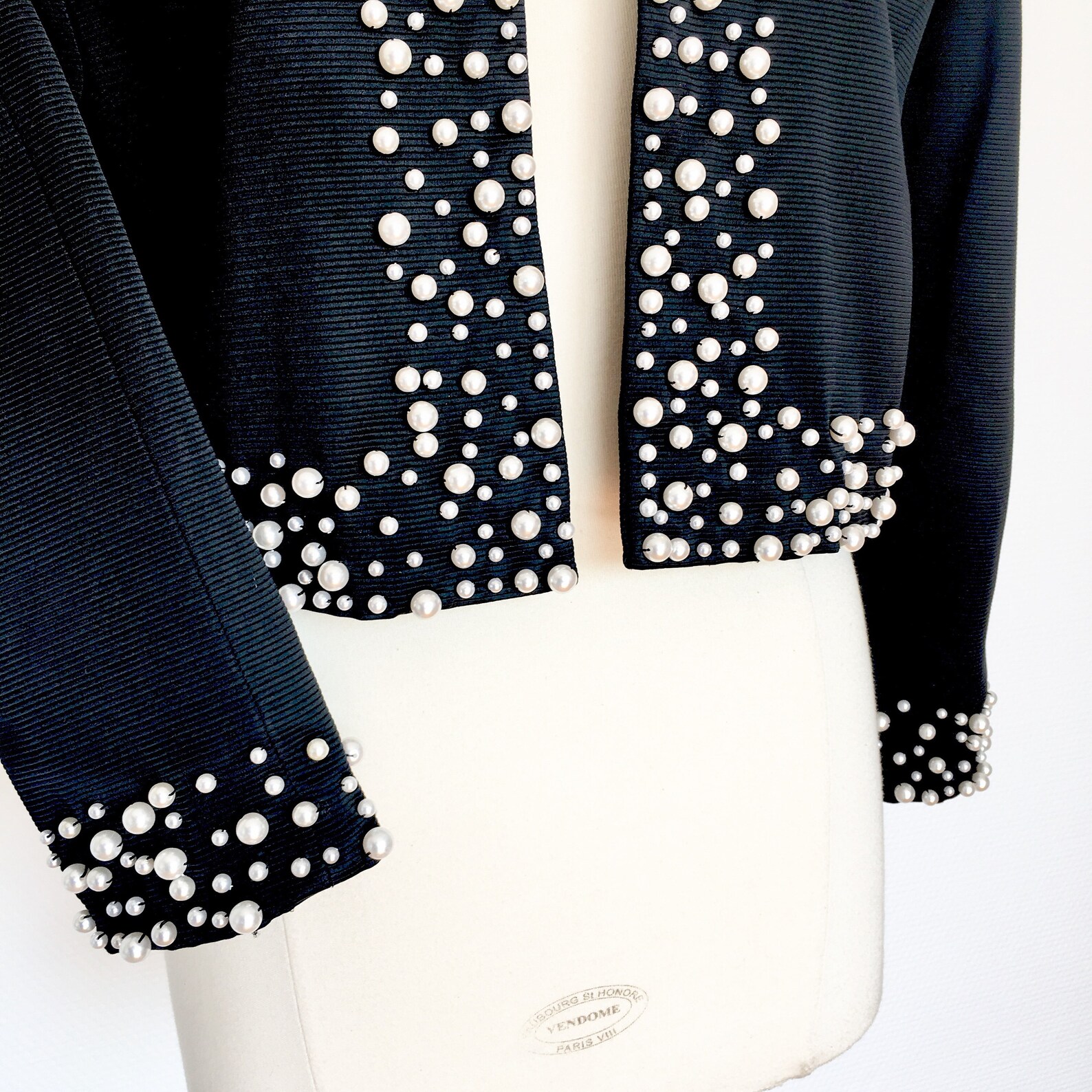 Vintage Evening Jacket With Pearls - Etsy