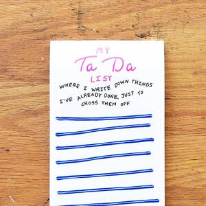 Funny Notepad, Listing Notepad, Note Pad, Gift for Her, Funny Long ...