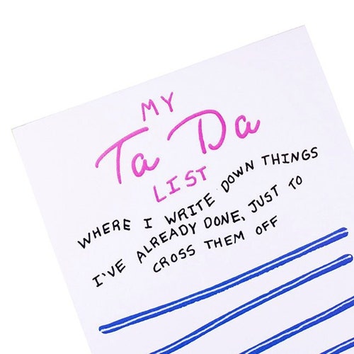 Funny Notepad Listing Notepad Note Pad Gift for Her Funny - Etsy