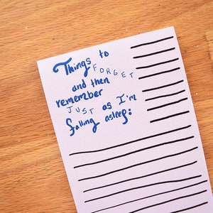 Funny Notepad Listing Notepad Note Pad Gift for Her Funny - Etsy