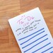 Funny Notepad Listing Notepad Note Pad Gift for Her Funny - Etsy