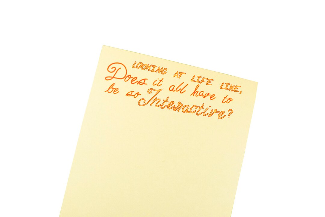 Funny Notepad, Listing Notepad, Note Pad, Gift for Her, Funny Long ...