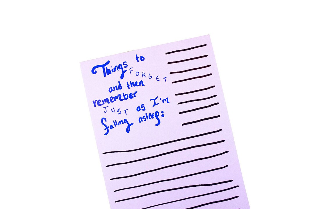 Funny Notepad Listing Notepad Note Pad Gift for Her Funny - Etsy