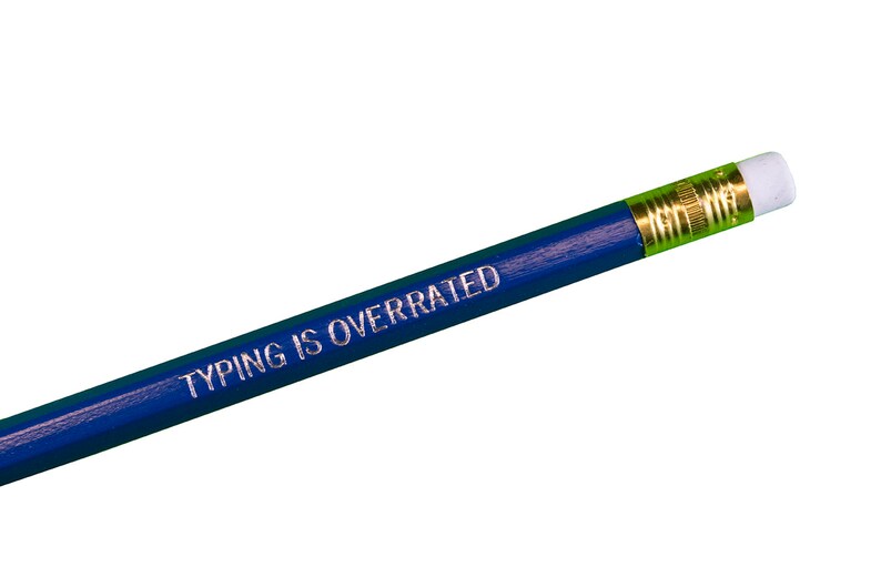 Funny Pencils, Set of 6 Pencils, Imprinted Pencils, Pencils With Quotes ...