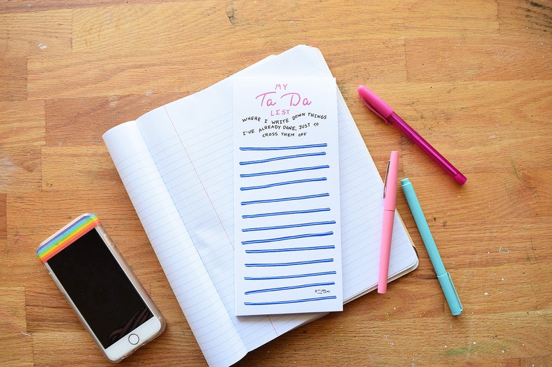 Funny Notepad Listing Notepad Note Pad Gift for Her Funny | Etsy