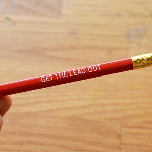 Funny Pencils, Set of 6 Pencils, Imprinted Pencils, Pencils With Quotes ...