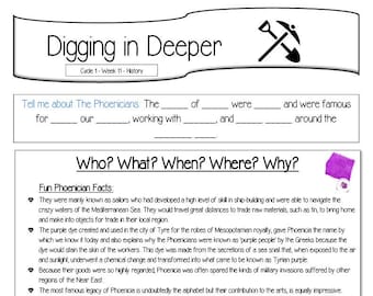 Claritas Homeschool Memory Work History Writing Sheets Cycle 1 - Etsy