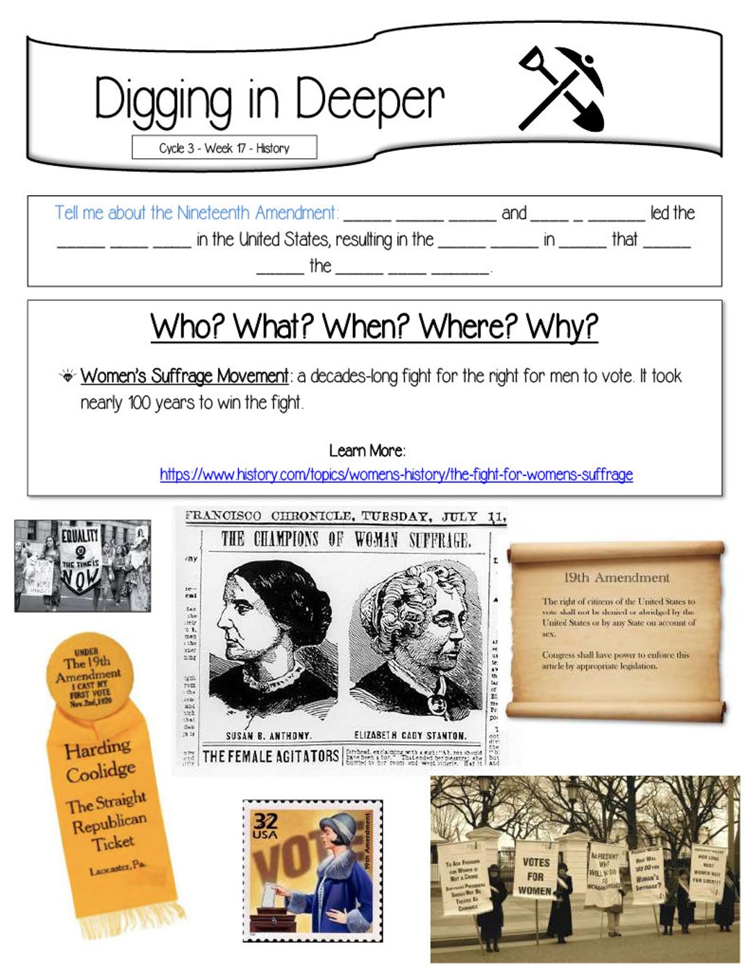 Classical Conversations 5th Edition History Information Sheets Cycle 3 ...