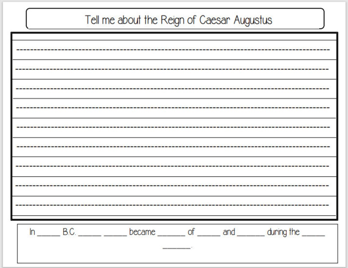 Claritas Homeschool Memory Work History Writing Sheets Cycle 1 - Etsy