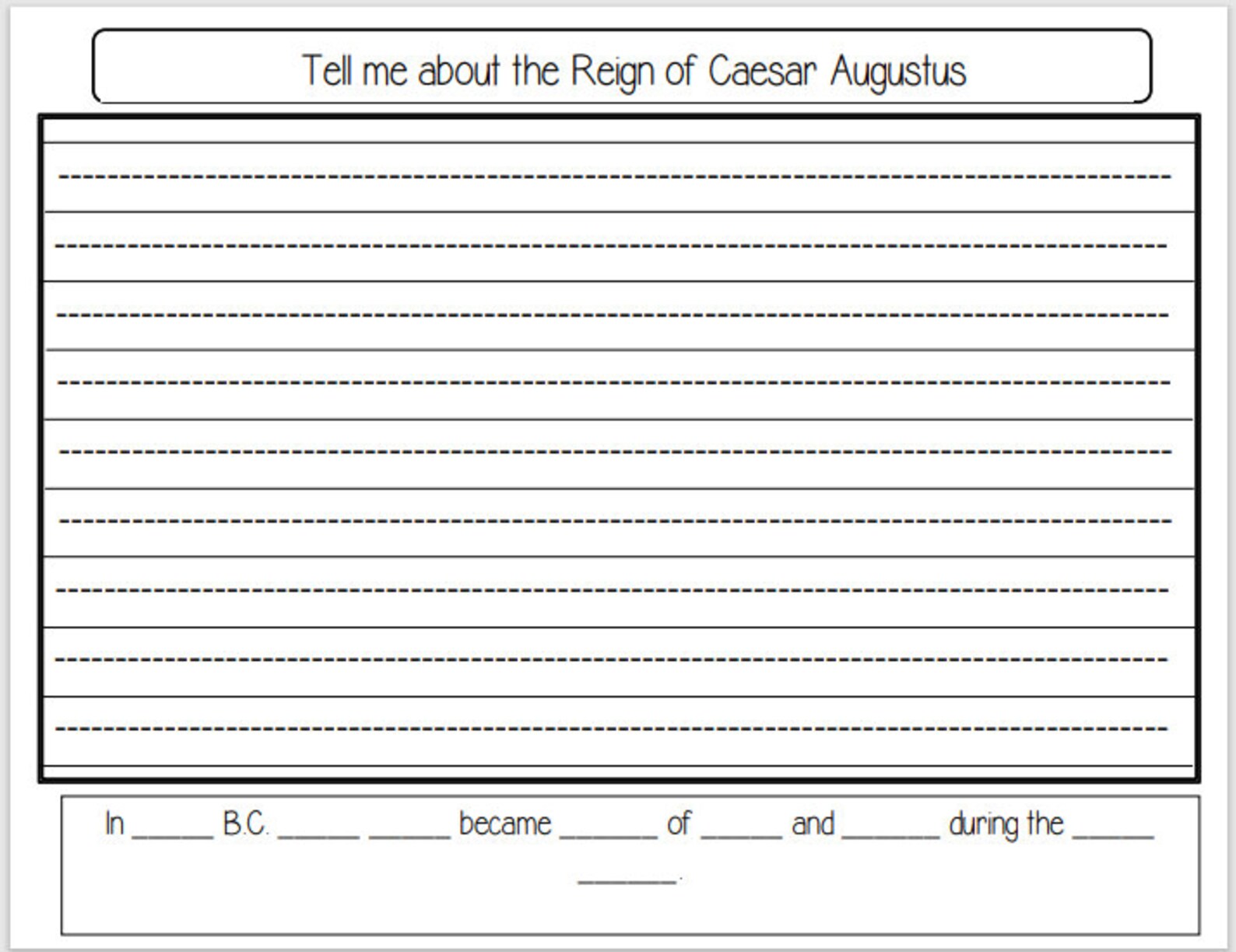 Claritas Homeschool Memory Work History Writing Sheets Cycle 1 - Etsy
