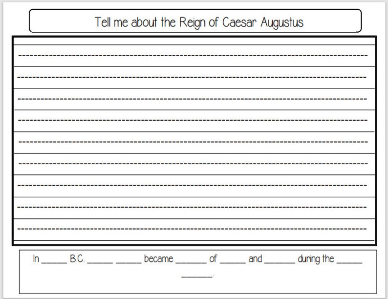 Claritas Homeschool Memory Work History Writing Sheets Cycle 1 - Etsy