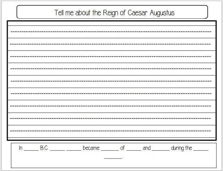Claritas Homeschool Memory Work History Writing Sheets Cycle 1 - Etsy