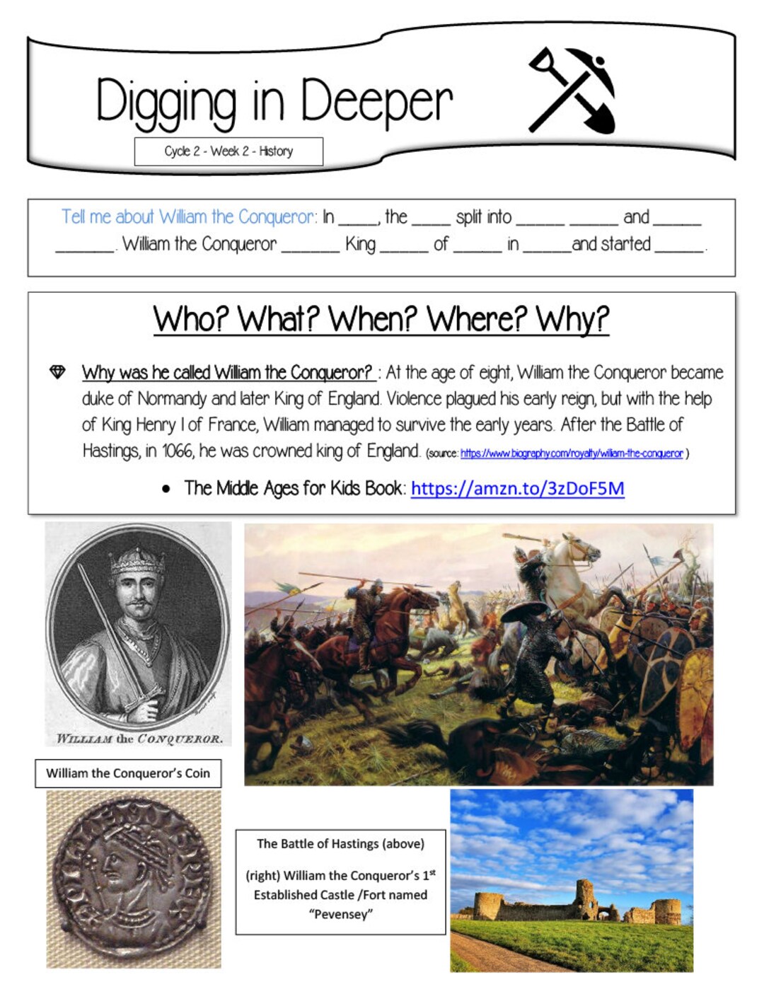 Classical Conversations 5th Edition History Information Sheets Cycle 2 ...