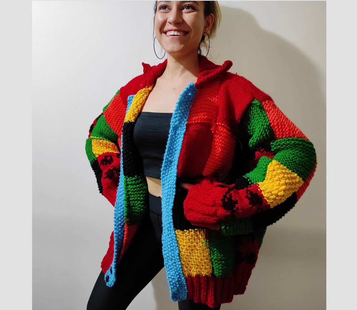 Harry Styles Cardigan JW Anderson Inspired Plus Oversized | Etsy