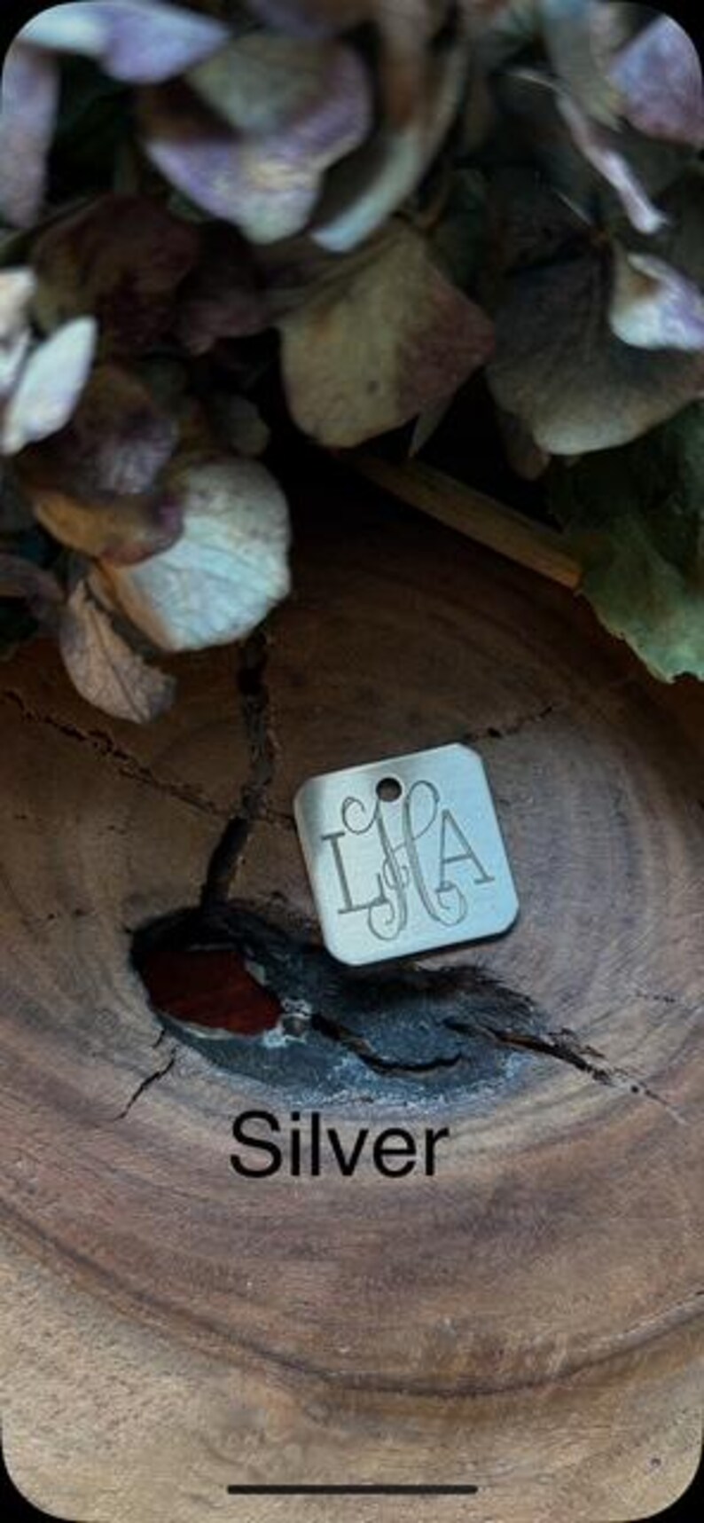 Disc, Charm, Engraved, Gold (small Square Disc) - Etsy