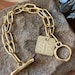 Bracelet, Paperclip Chain, Gold, Square Disc, Toggle, Personalized ...