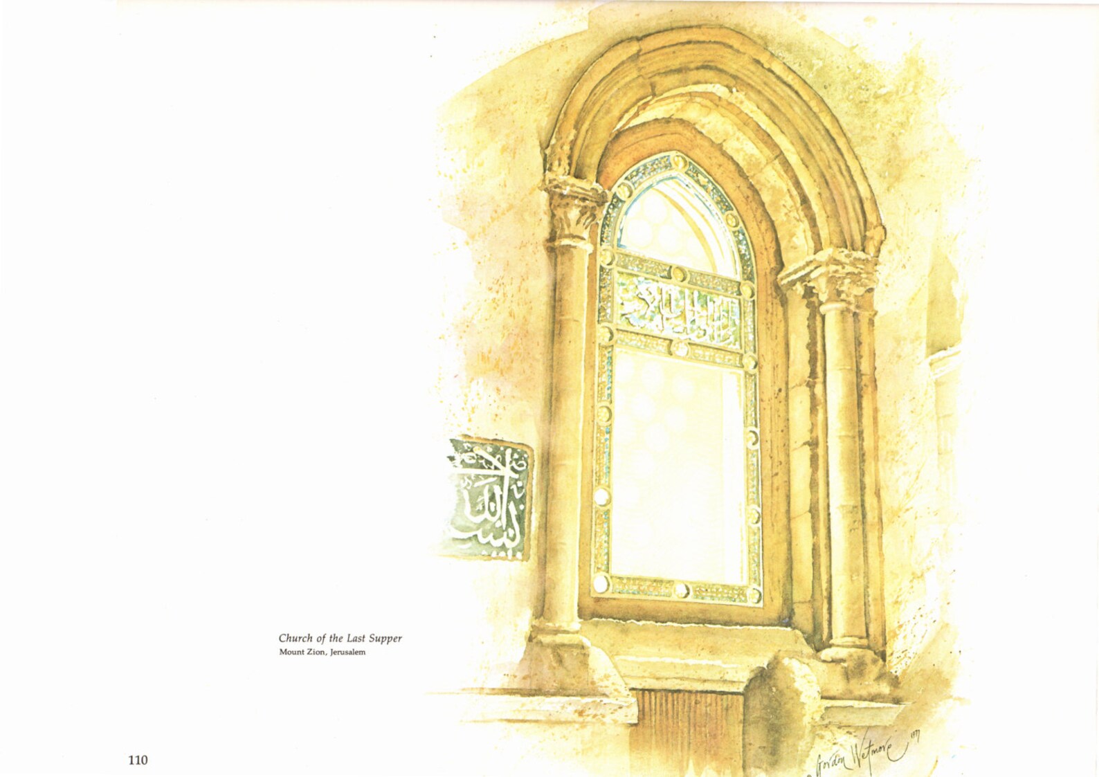 Church of the Last Supper Painted by Gordon Wetmore for the - Etsy