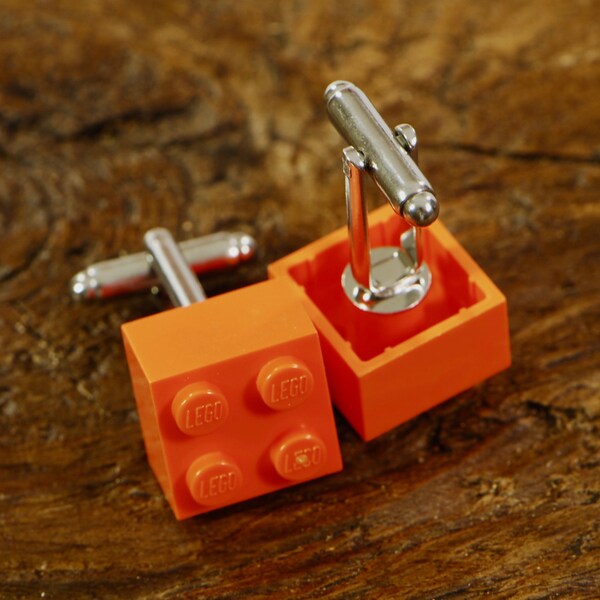 Orange Cufflinks - Etsy
