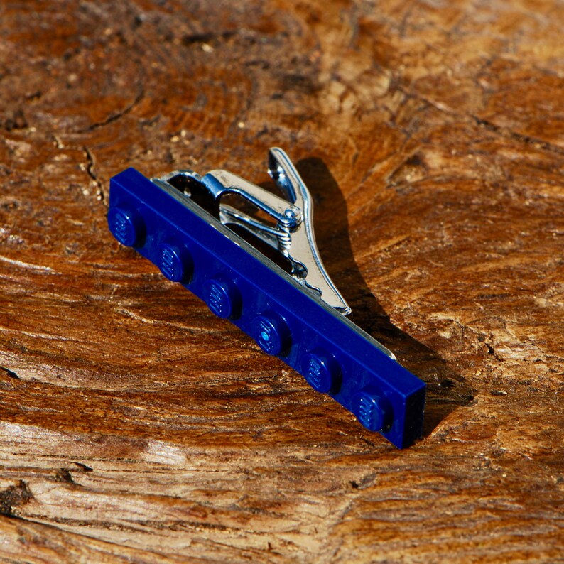 Premium Handmade Gift Dark Blue Rectangular Tie Clip - Etsy
