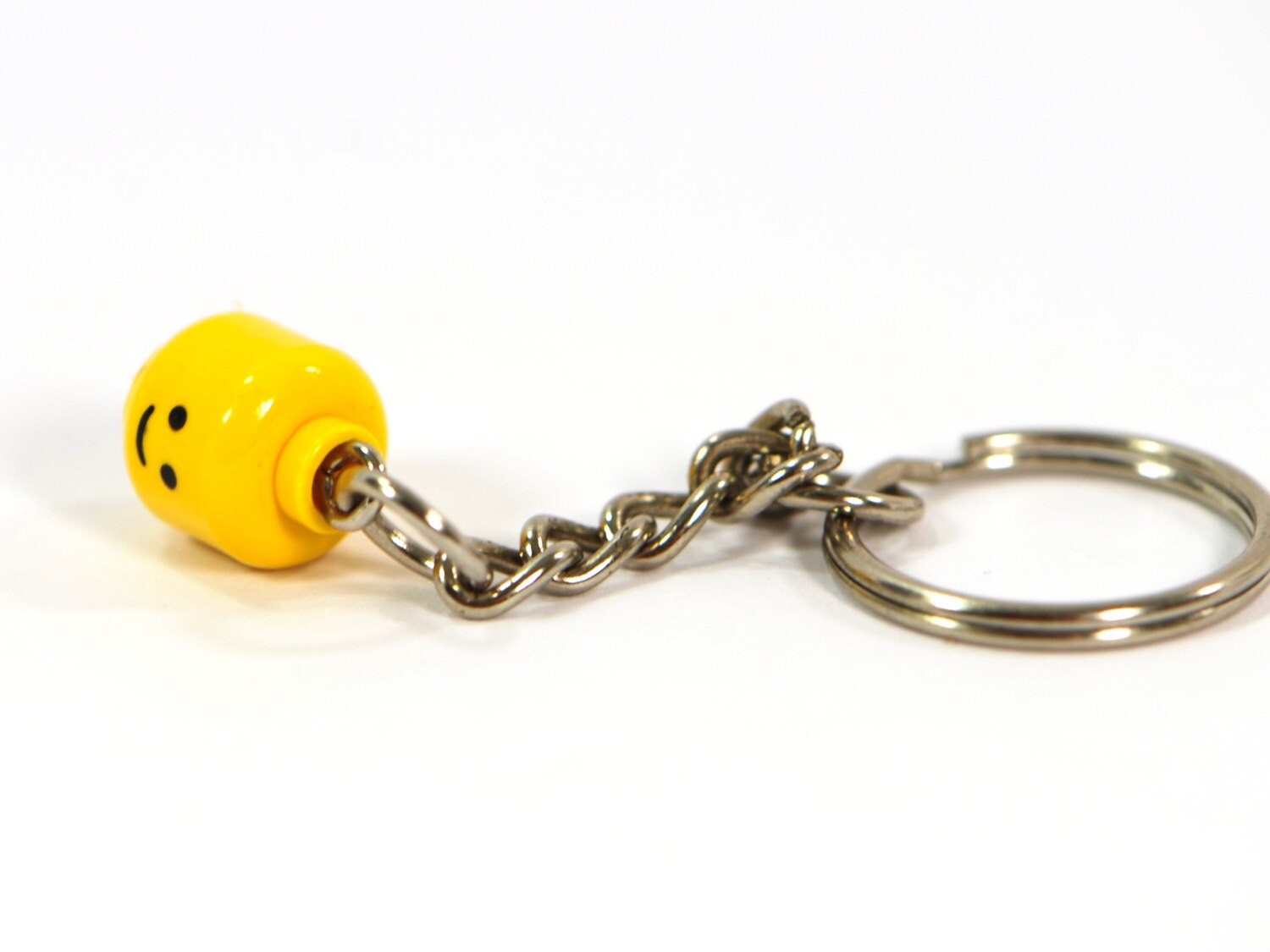 Kids Keyring Lego Head Key Ring Fun Children's Gift Original Handmade ...