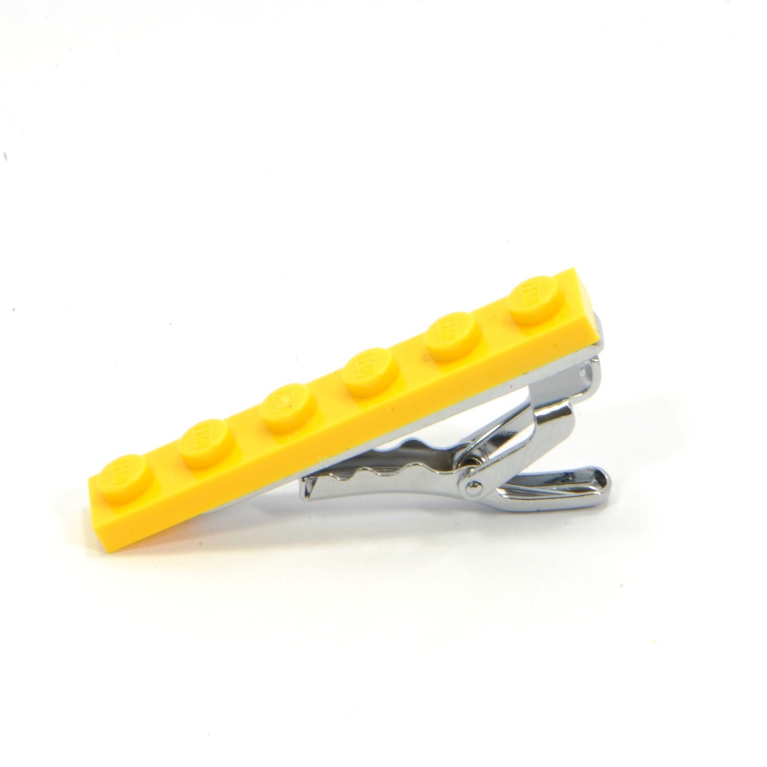 Wedding Gift Mens Tie Clip Skinny Yellow Tie Clip - Etsy