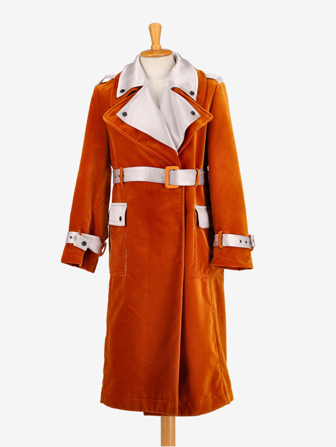 Tom Ford Orange Velvet Trench Coat '22 - Etsy
