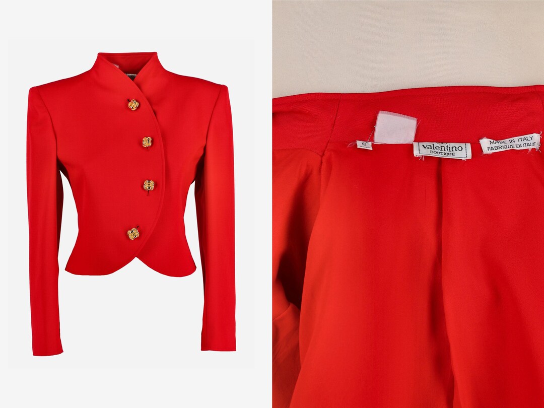 Valentino Jacket With Jewels Buttons - Etsy
