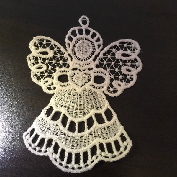 Lace Angel Ornament - Etsy