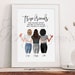 Personalised Friendship Print - Gift for Best Friends - Personalised ...