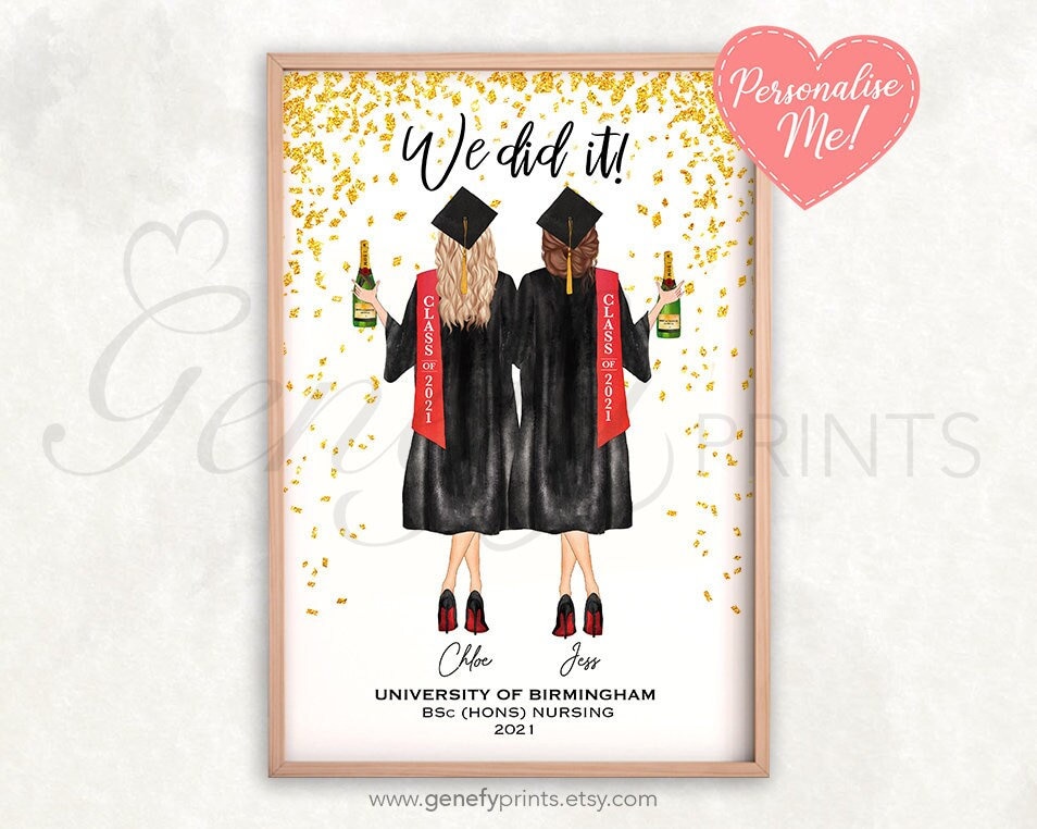 Personalised Graduation Print graduation Gift Ideas - Etsy