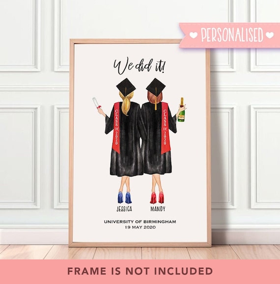 Personalised Graduation Print graduation Gift Ideas | Etsy