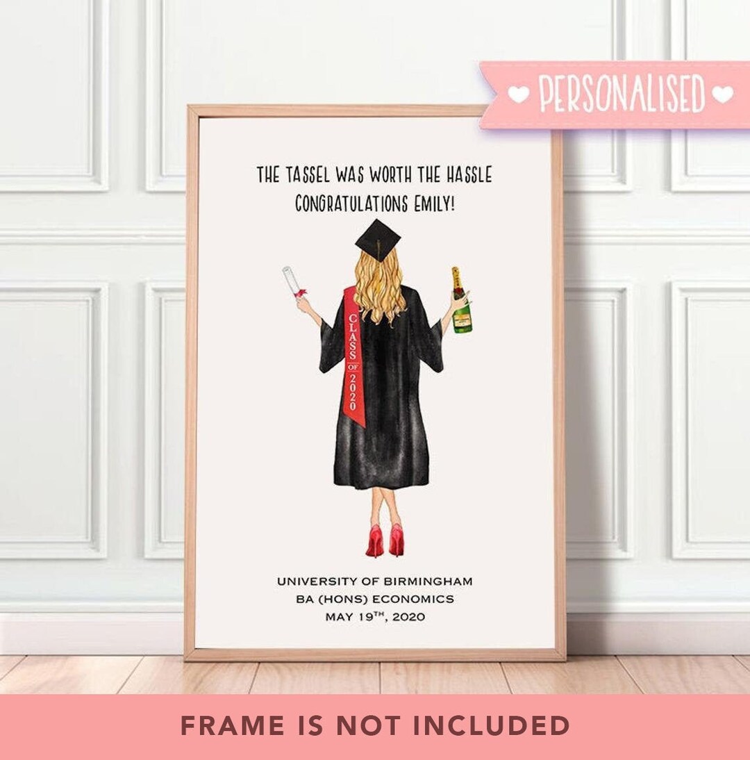 Personalised Graduation Print - Graduation Gift Ideas - Personalised ...