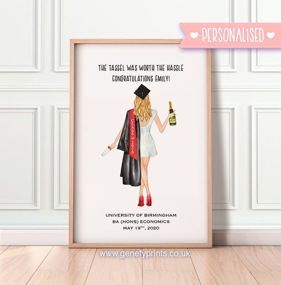 Personalised Graduation Print Graduation Gift Ideas | Etsy