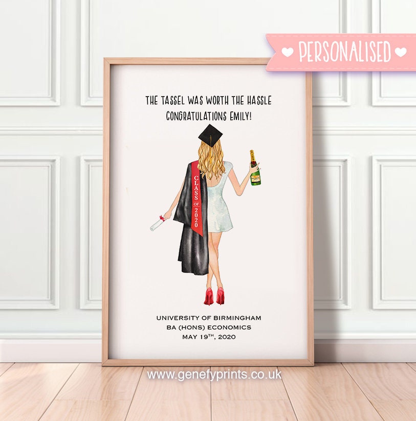 Personalised Graduation Print Graduation Gift Ideas | Etsy