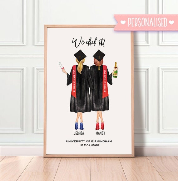 Personalised Graduation Print Graduation Gift Ideas | Etsy