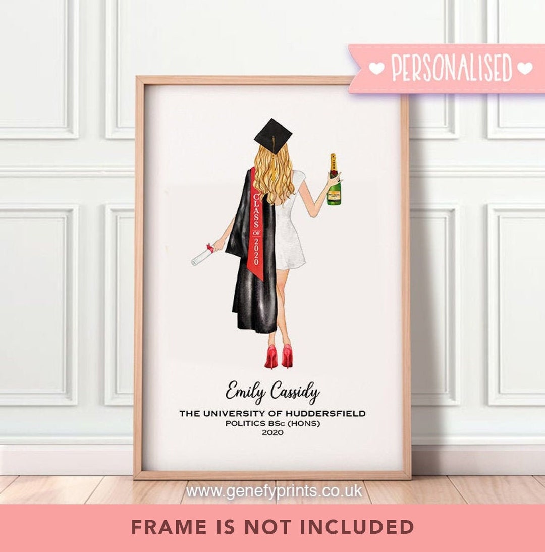 Personalised Graduation Print - Graduation Gift Ideas - Personalised ...