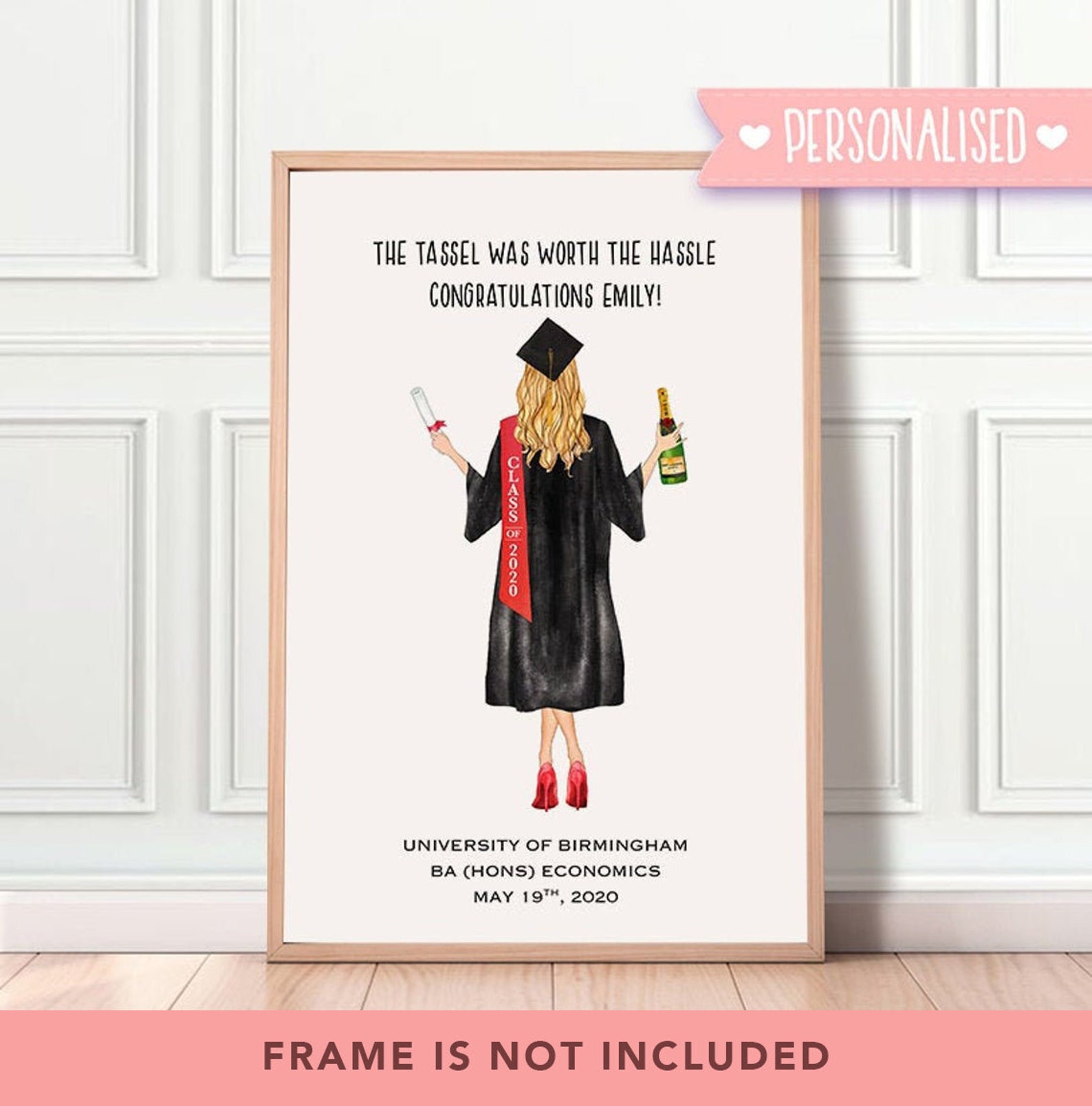 Personalised Graduation Print Graduation Gift Ideas the | Etsy
