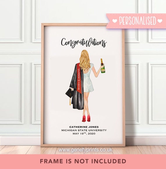Personalised Graduation Print Graduation Gift Ideas - Etsy