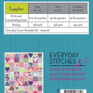 Gateway Quilt Pattern / Physical Paper Pattern / Everyday Stitches ...